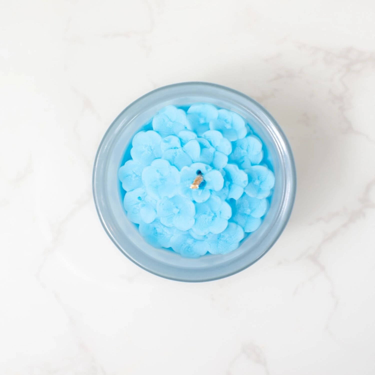 The Coastal Bloom Hydrangea Candle | Coastal Candle | Glass Candle ...
