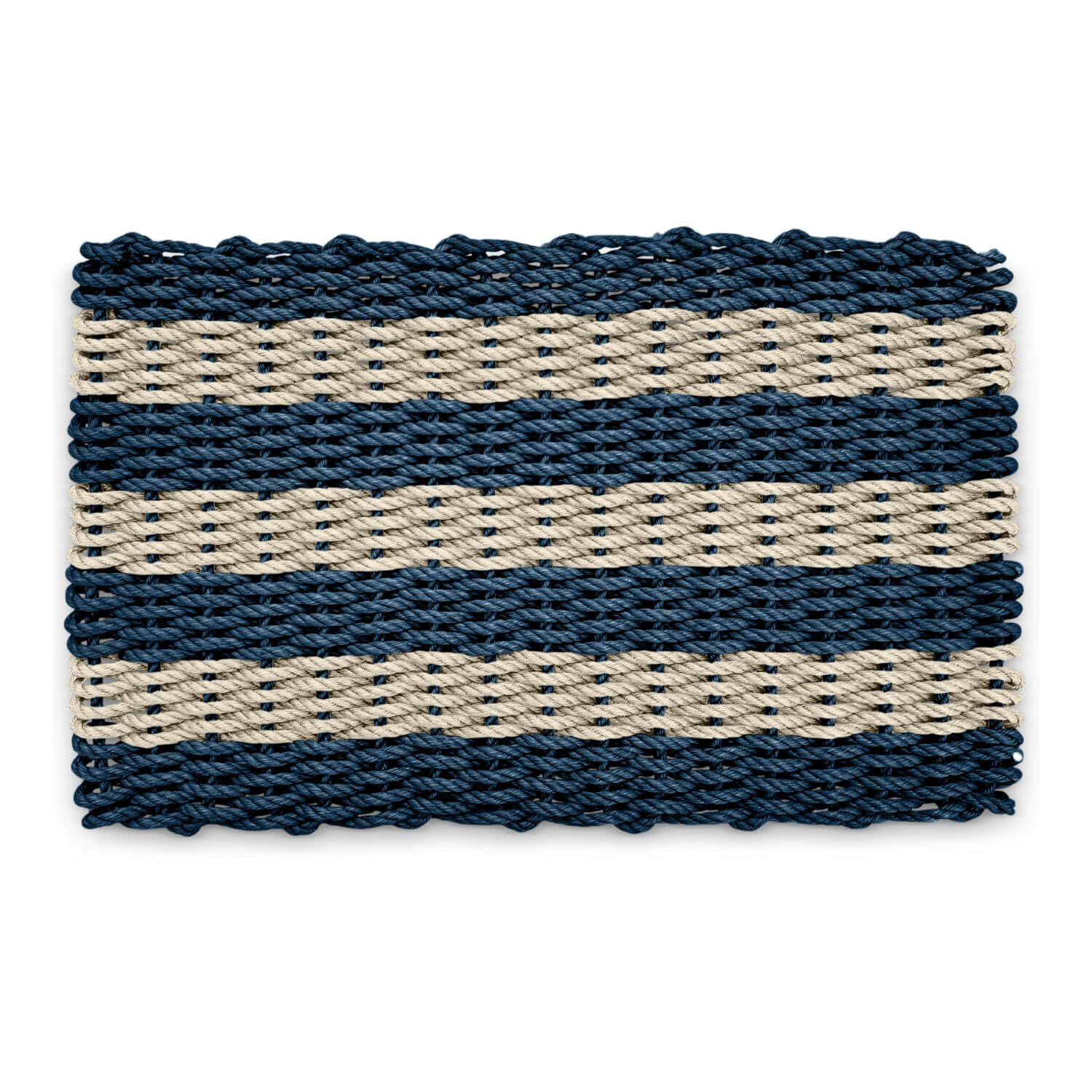 Outdoor Mats For Front Door, Navy & Light Tan, Top Rated Doormats