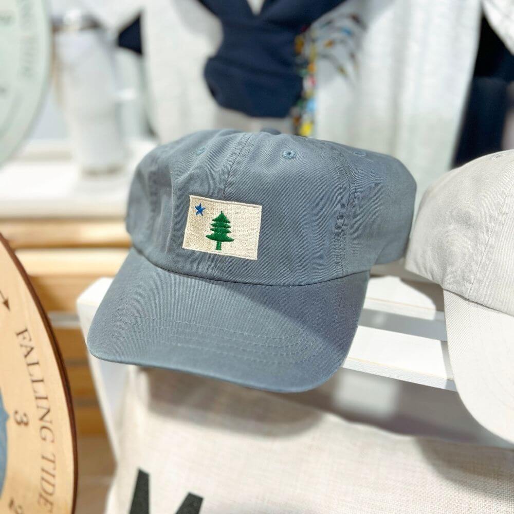 Original Maine Flag Hat | Navy Coastal Cap | New England Trading Co