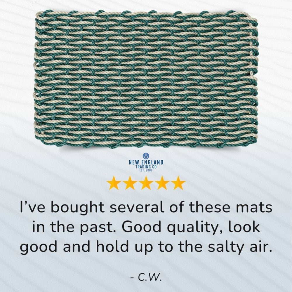 Lobster Rope Doormat | Nautical Outdoor Entry Mat | New England Trading Co